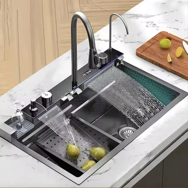 Multifunctional Piano Kitchen Sink Bowl | Black – TKM TRADING SHOP